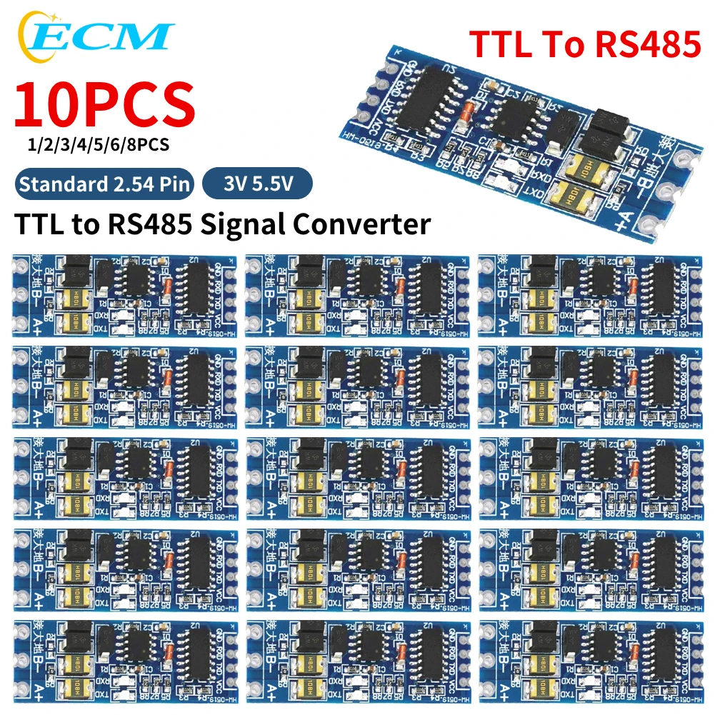 1-10PC TTL To RS485 Module Hardware Automatic Flow Control Module ...