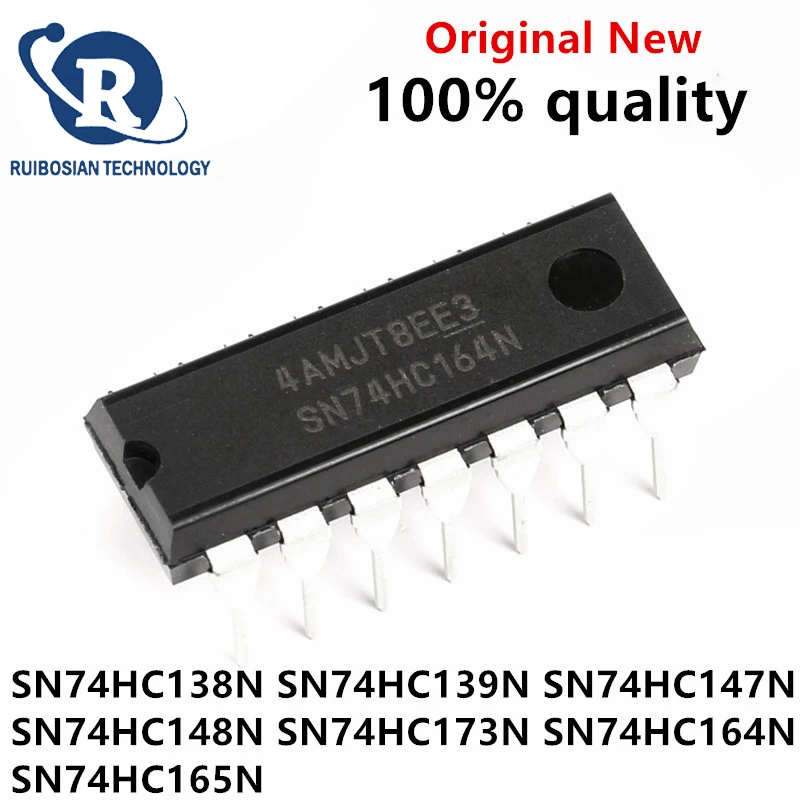 10PCS SN74HC138N DIP 74HC138N 74HC138 DIP-16 SN74HC139N SN74HC147N ...