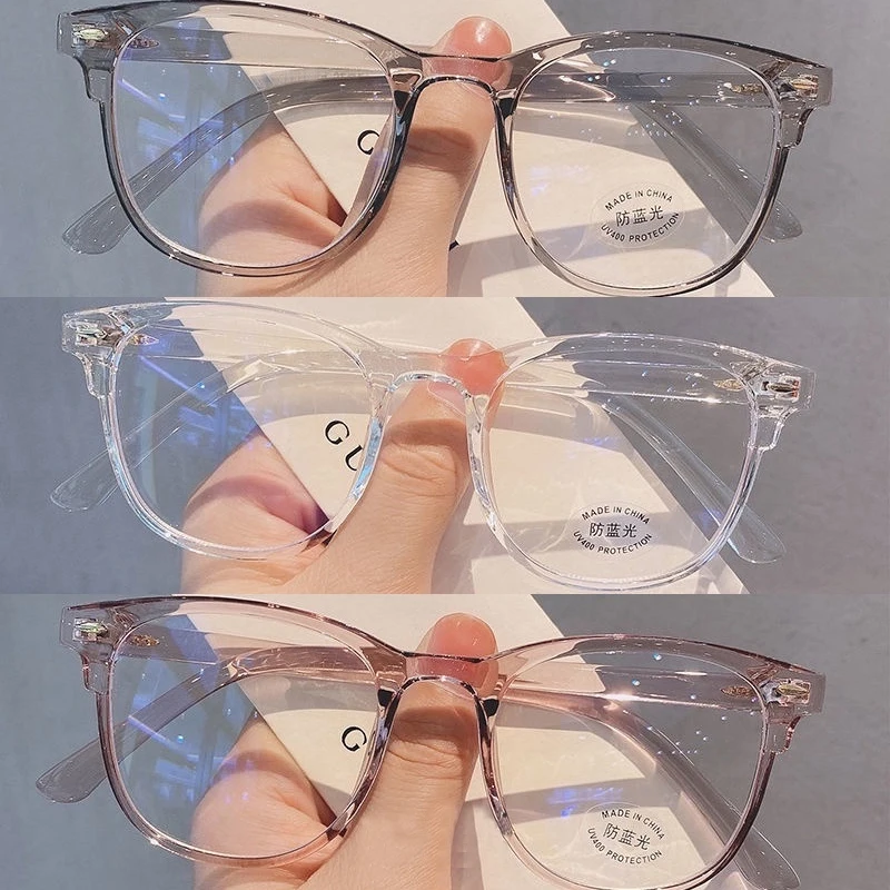 Fashion-Transparent-Computer-Glasses-Frame-Women-Men-Anti-Blue-Light ...
