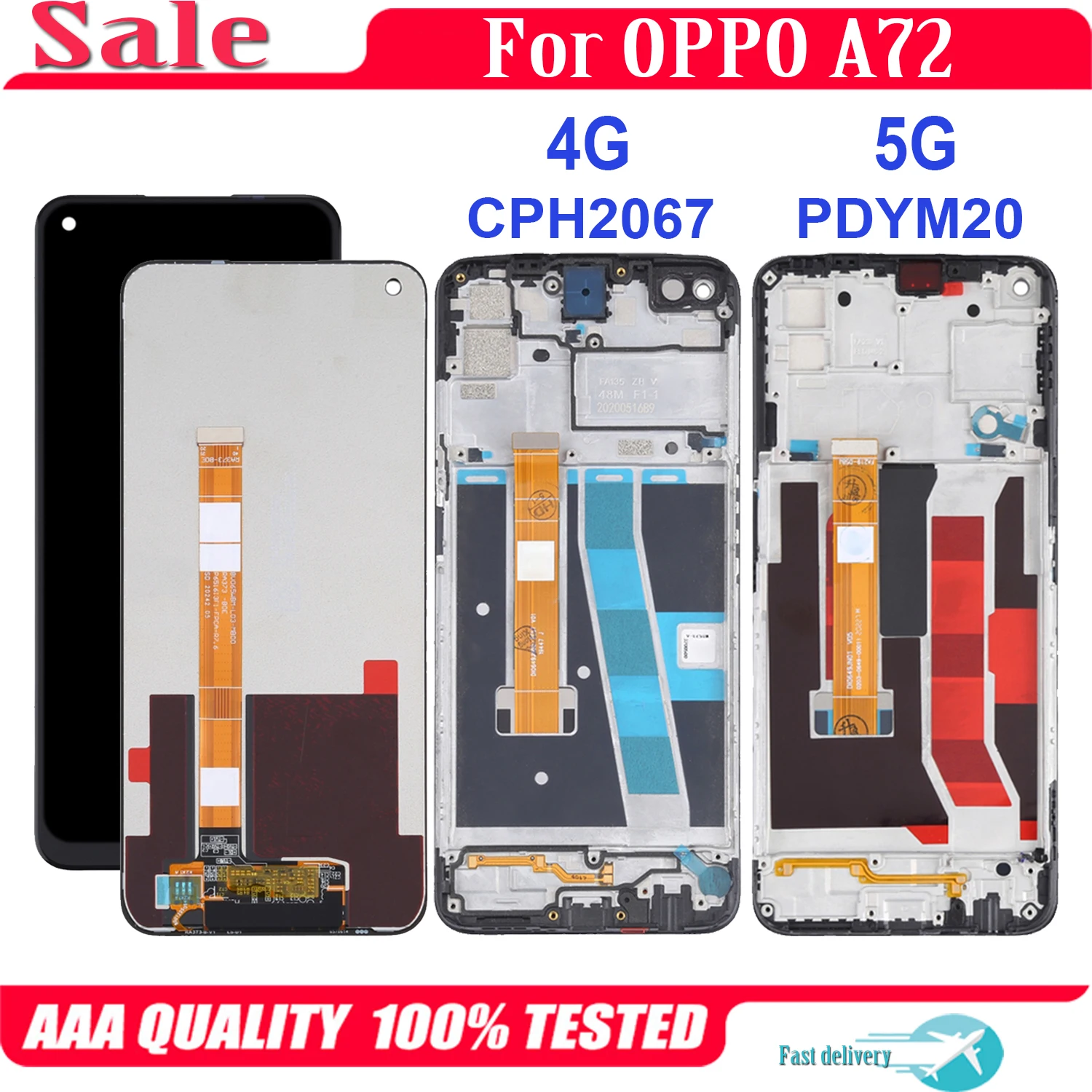 For-OPPO-A72-4G-5G-LCD-Display-Touch-Screen-Replacement-Digitizer ...