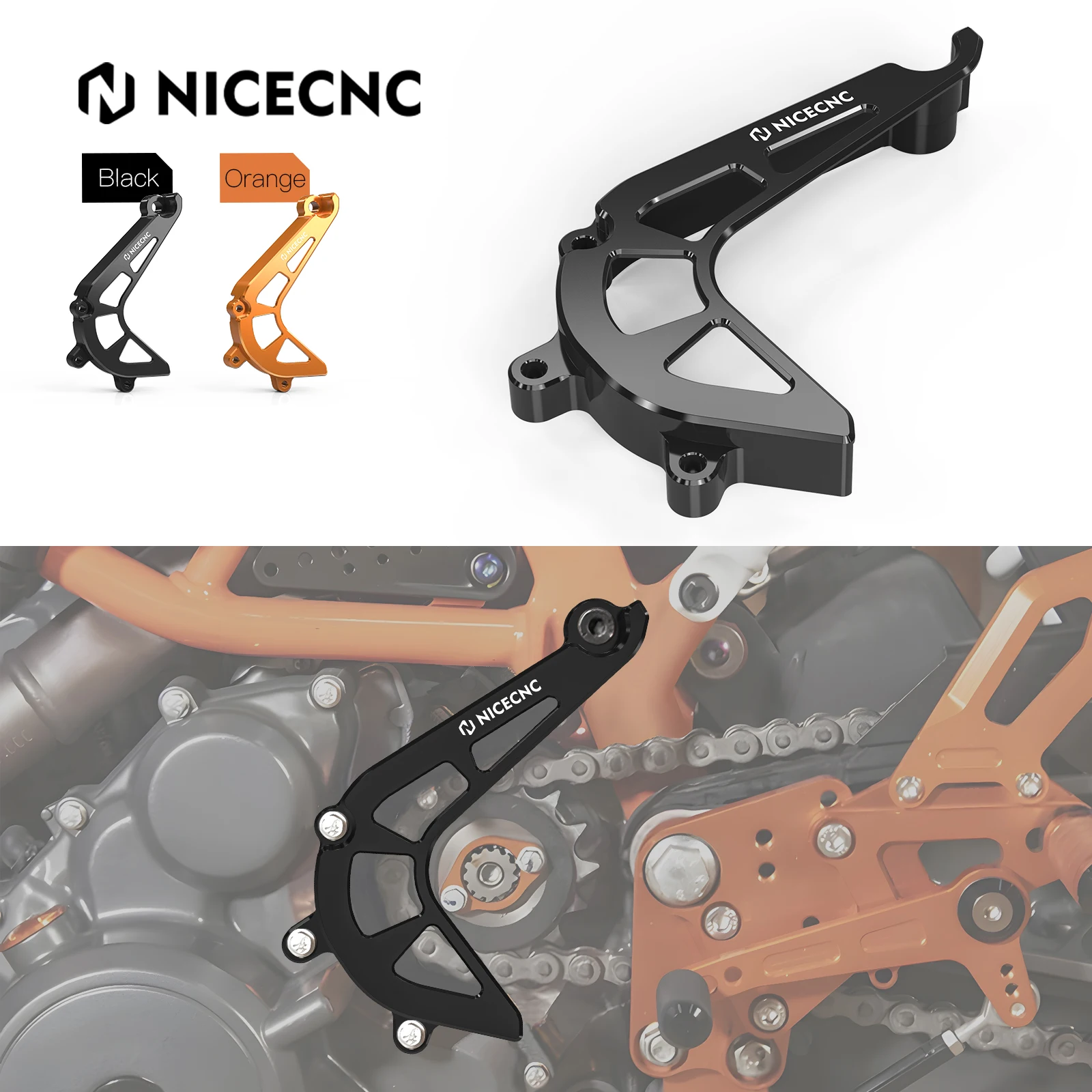 Motorcycle-Sprocket-Cover-Guard-Chain-Case-Saver-For-KTM-390-DUKE-390 ...