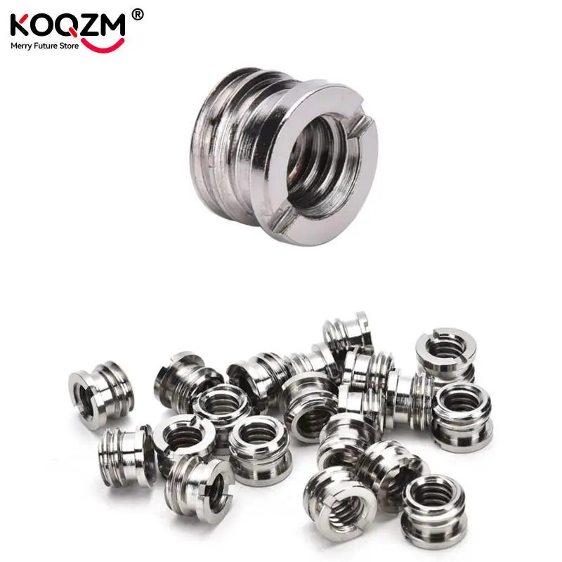 10pcs Camera Accessories 1/4" To 3/8" Screw Mount Convert Adapter For ...