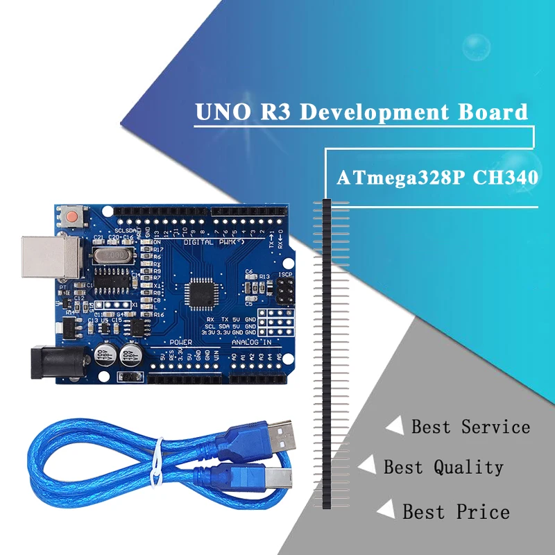 UNO R3 Development Board ATmega328P CH340 CH340G For Arduino UNO R3 ...
