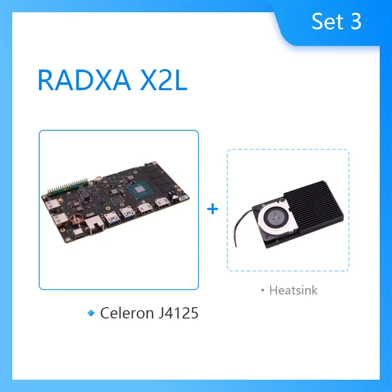 RADXA X2L Intel Celeron J4125 quad core development board supports WIN10 Linux system | Walmart ...
