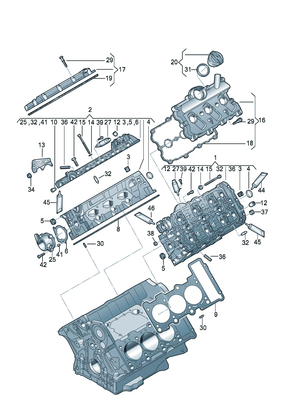 New for Car OE 079103485A L8W0955970A 06D121132C 94611014601 06L121081 ...