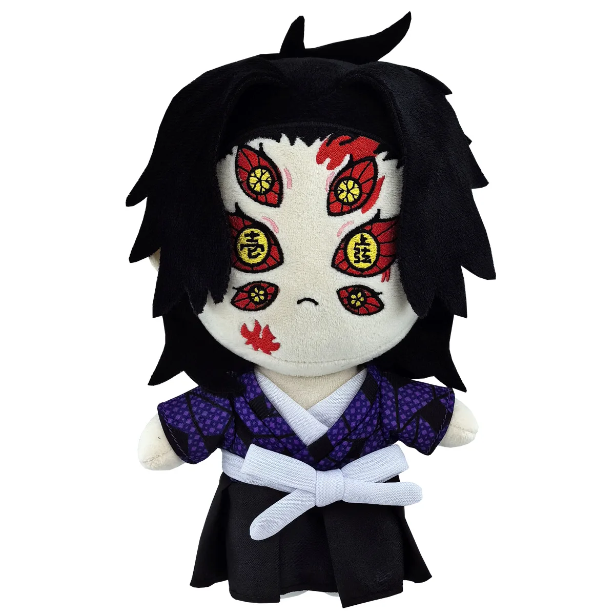 22cm Anime Plush Doll Toy Akaza Tsugikuni Yoriichi Cosplay Demon Slayer ...