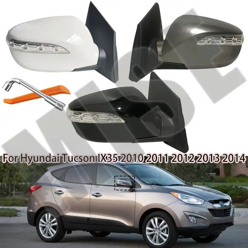 For-Hyundai-IX35-Side-Mirror-Rearview-Mirror-Assembly-Exterior-Mirrors ...