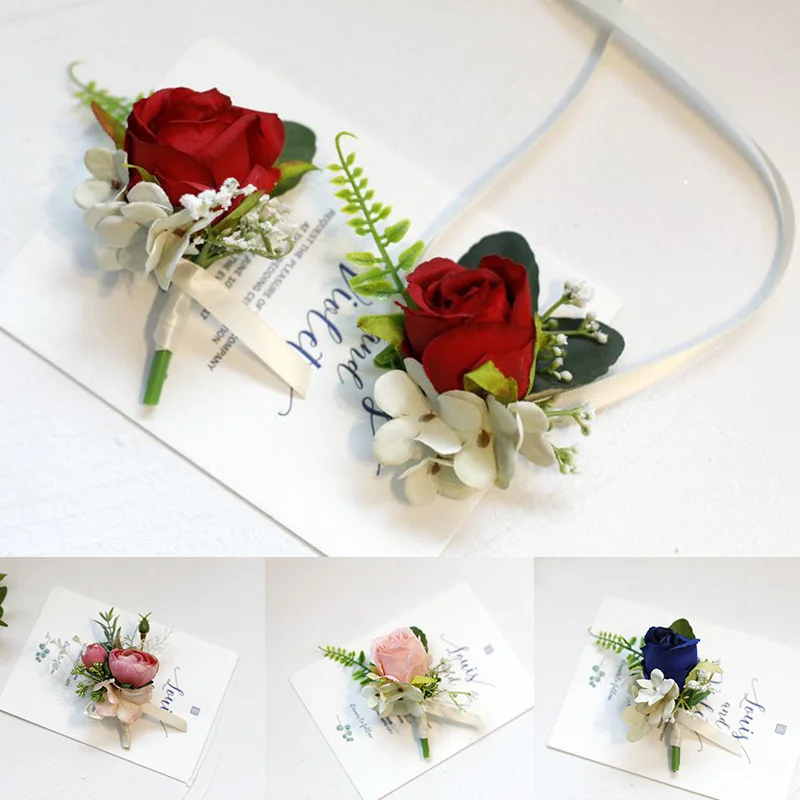Corsage-Men-Wedding-Rustic-Boutonniere-Bridal-Wrist-Corsage-Bridesmaid ...