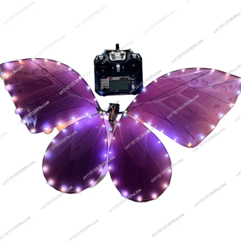 [welfare price] Purple remote control butterfly, with led lights ...