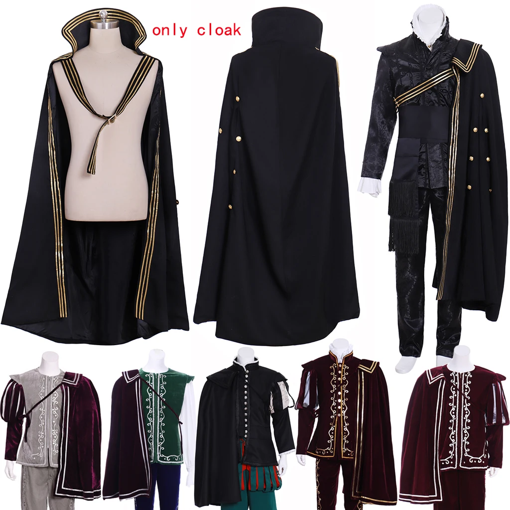 Queen-Elizabeth-Tudor-Period-Cosplay-Costume-Cloak-Medieval-Mens ...