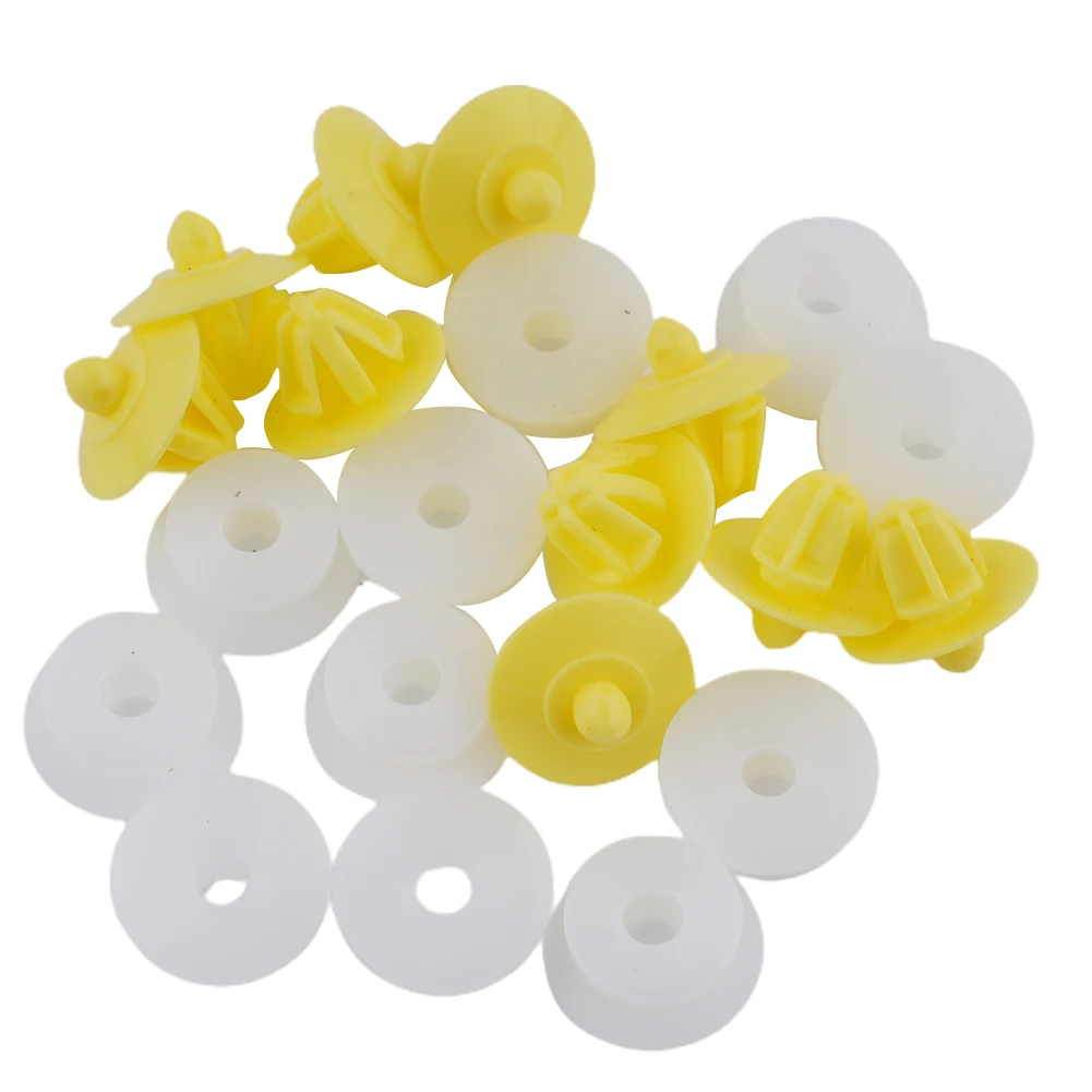 10Pcs Car Interior Door Card Panel Plastic Rivets Clips 8mm Hole Auto ...