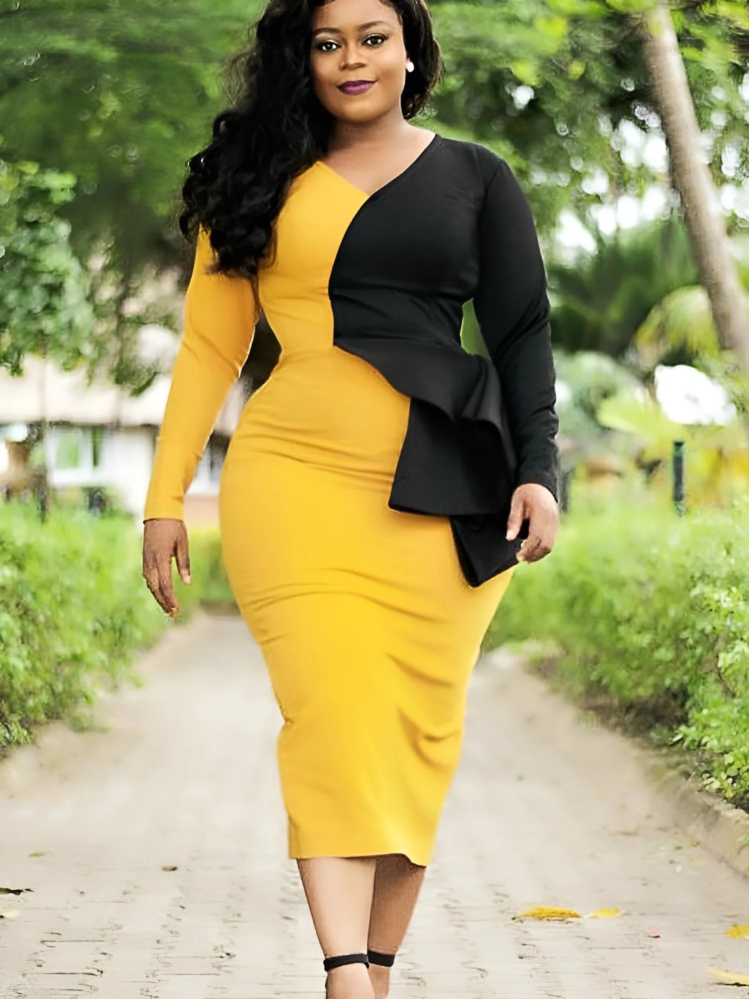 Yellow Dresses For Plus Women