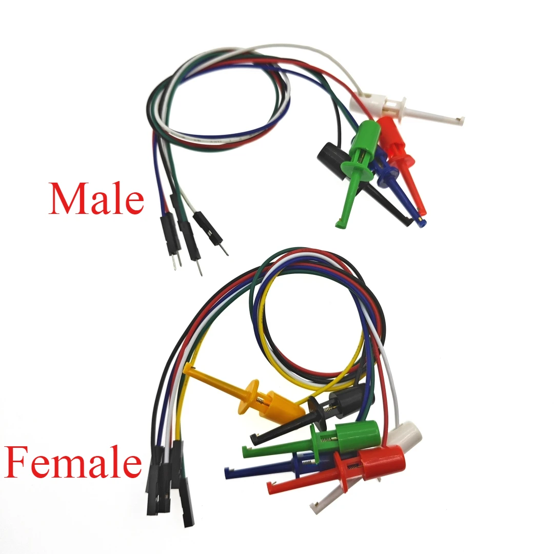 2pcs Color DuPont Wire Turn Test Hook Logic Analyzer Test Hook, Round ...