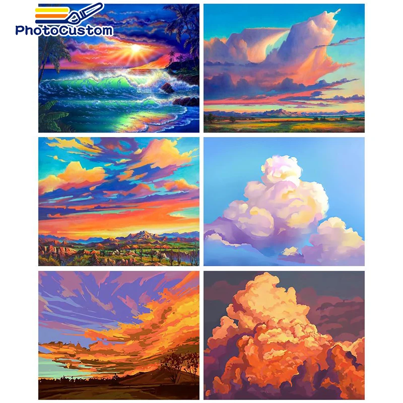 PhotoCustom-60x75cm-Paint-By-Numbers-Kits-For-Adults-Frameless-Oil ...