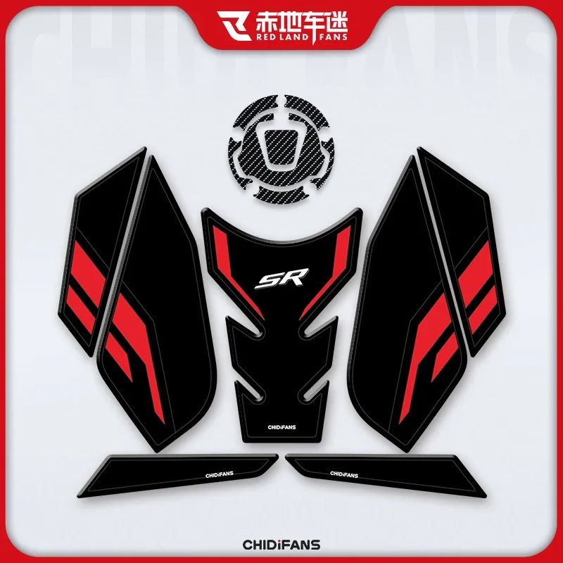For-CFMOTO-450SR-SRS-Motorcycle-Rubber-Fuel-Tank-Decoration-And ...