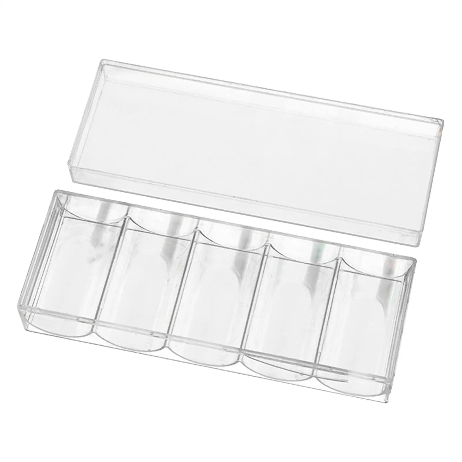 Chips-Tray-Display-Protective-5-Grids-Holds-100-Chips-Chip-Caddy-Game ...