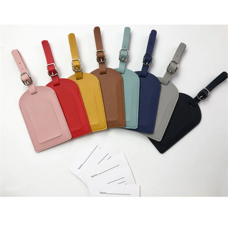 1PC-Portable-PU-Leather-Luggage-Tag-Suitcase-Identifier-Label-Baggage-Boarding-Bag-Tag-Name-ID ...