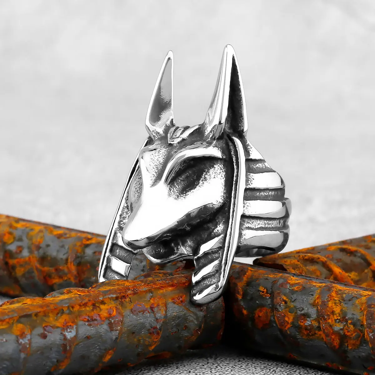Retro-Egypt-Mythology-Grim-Reaper-Anubis-Stainless-Steel-Ring-Egyptian ...