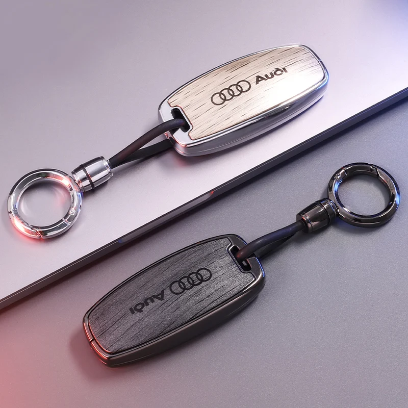 Fit for Audi key bag ring buckle cover cover case A3 A4 B9 A6 A7 4K A8 ...