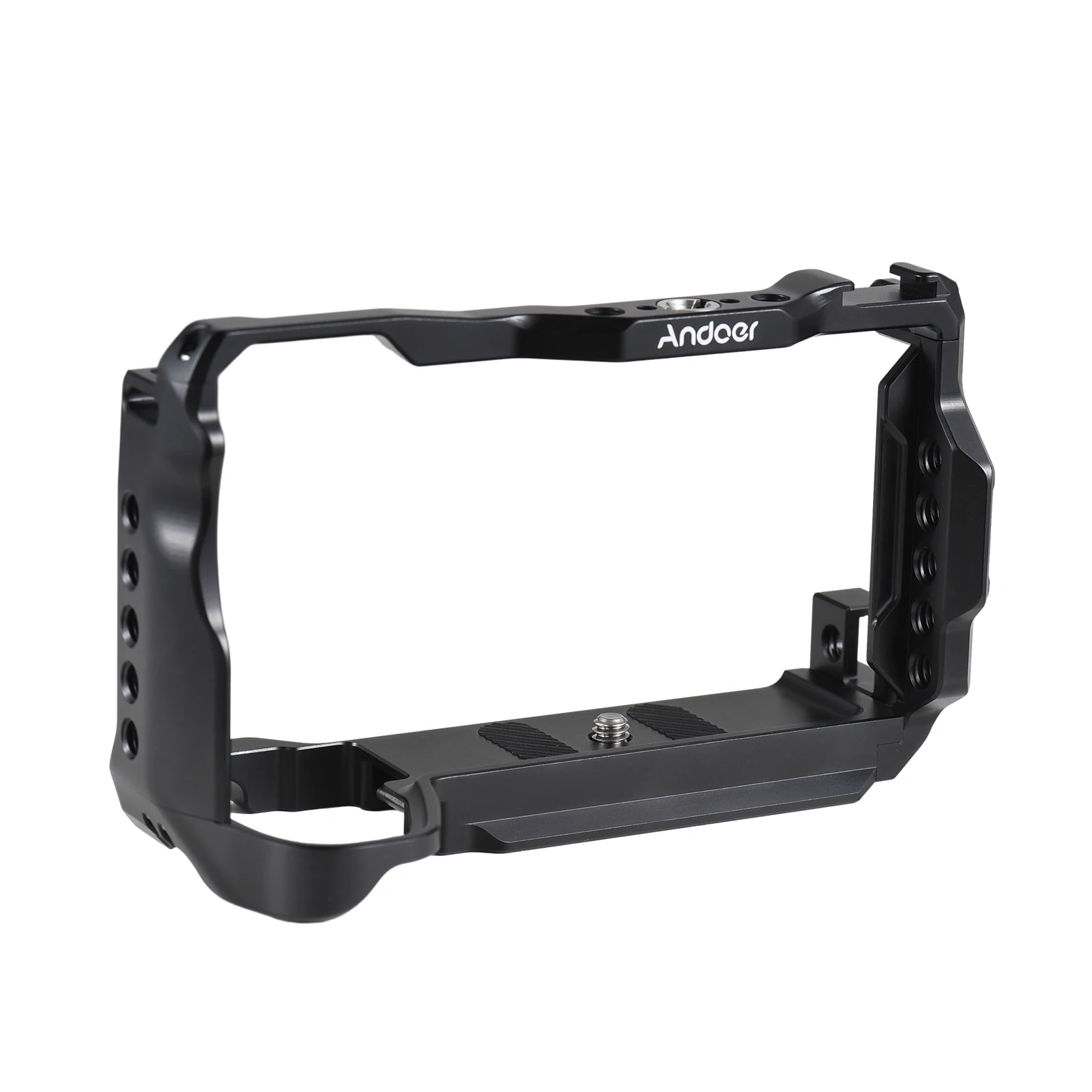 Andoer-Camera-Cage-com-slot-chave-magn-tica-Cold-Shoe-Mount-Arca-Quick ...