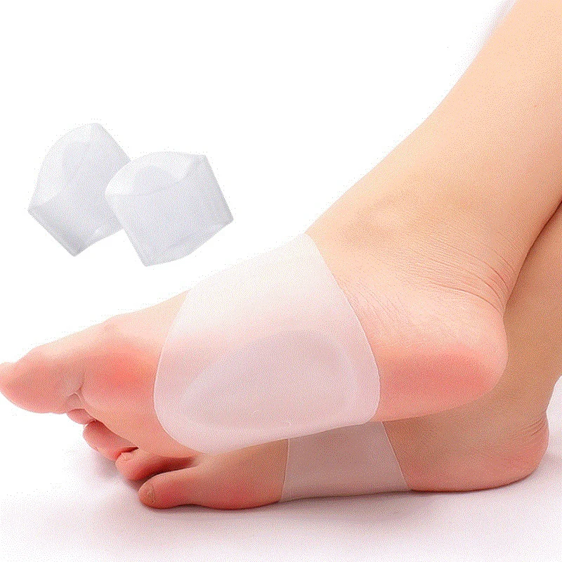 Silicone-Foot-Pad-Elastic-Bandage-Silicone-Arch-Insole-Flat-Foot ...