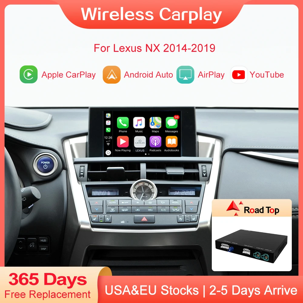 Wireless-Apple-CarPlay-Android-Auto-Decoder-for-Lexus-NX-2014-2019-with ...