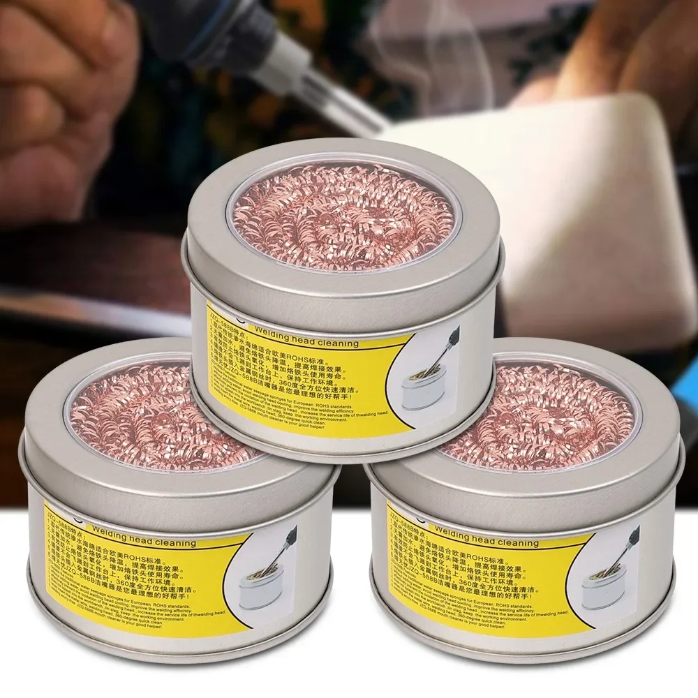 Soldering-Head-Cleaner-Desoldering-Cleaning-Ball-Welding-Soldering-Iron ...