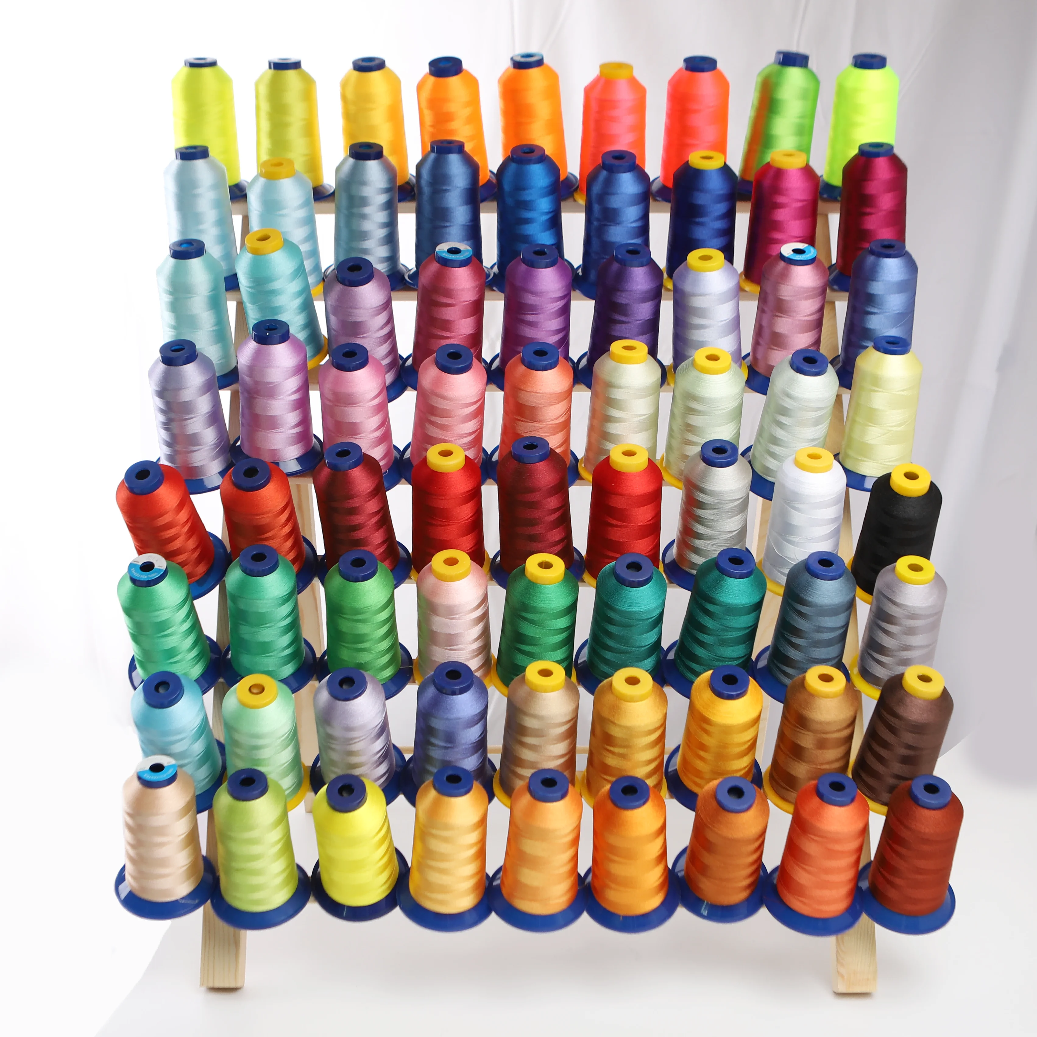40 Weight Polyester Embroidery Thread 120D/2 4000M For Brother Singer ...