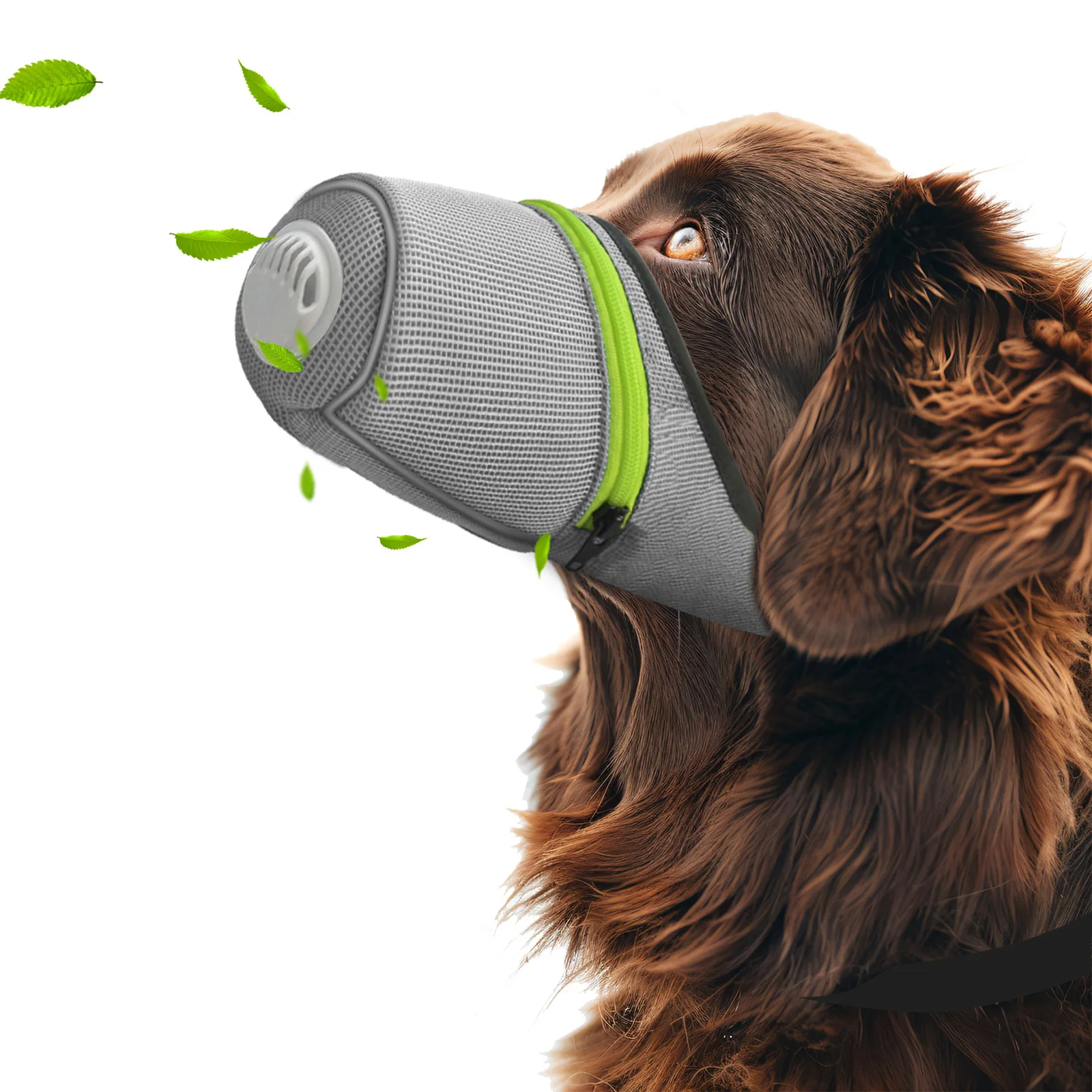 Dog Mask Dog Respirator Mouth Mask Reusable Breathable Dog Air Filter ...