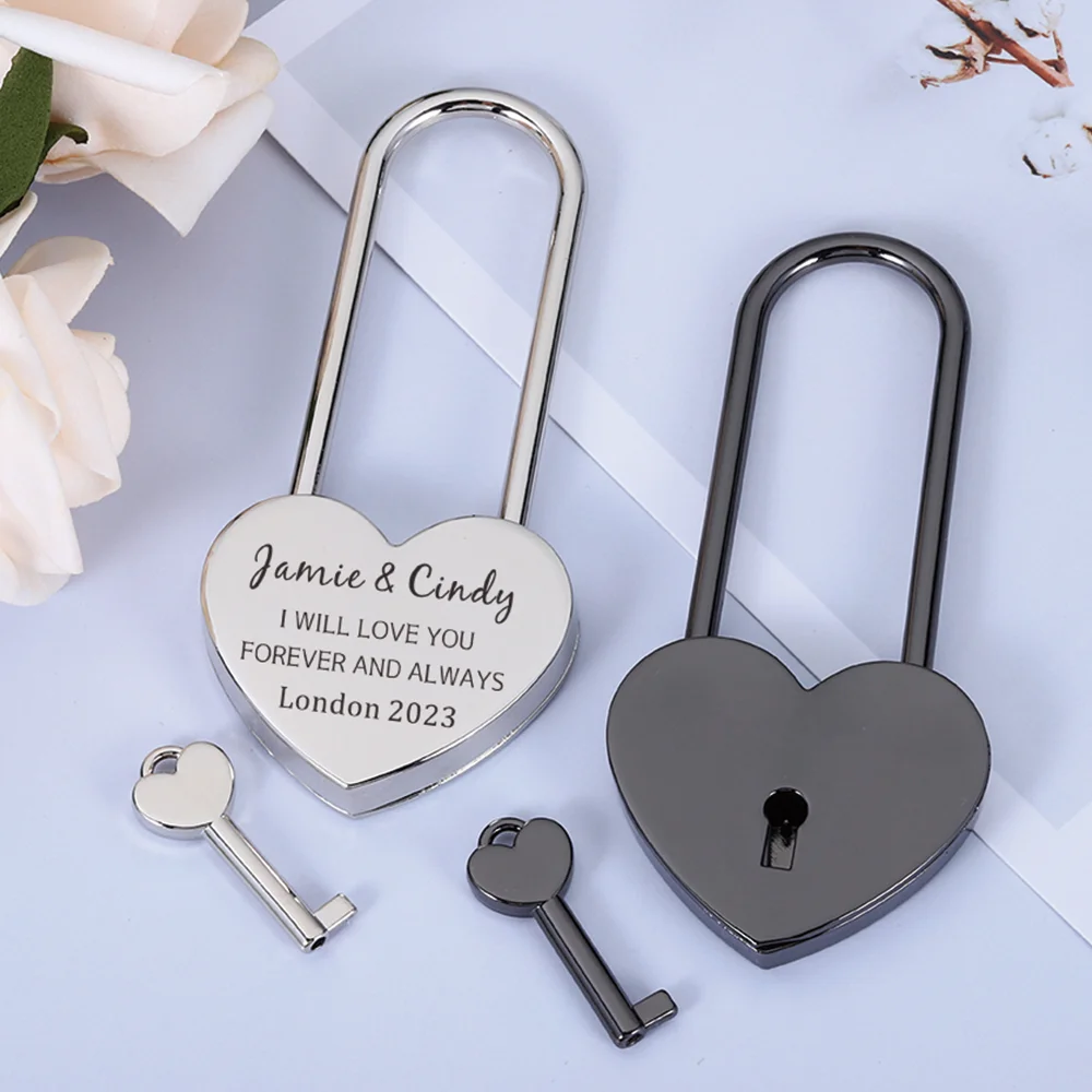 Customized-Name-Large-Padlock-Engagement-Love-Lock-for-Her-Wedding ...