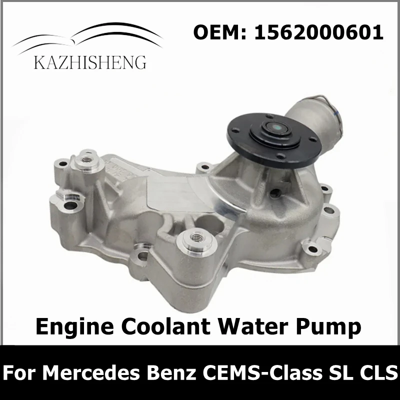 Car-Cooling-Engine-Coolant-Water-Pump-Silver-Black-Metal-A1562000601 ...