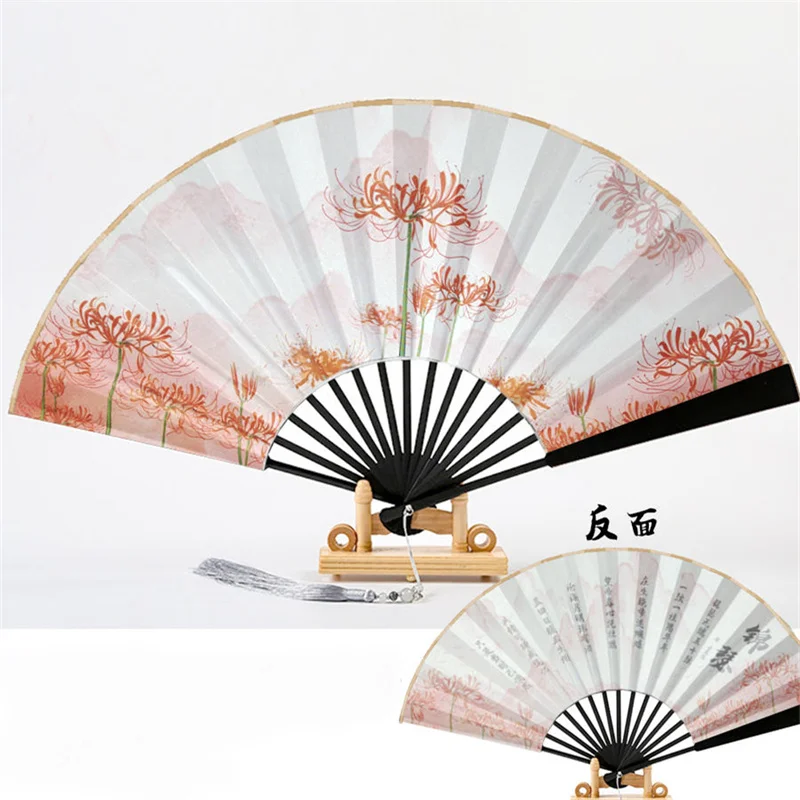10-Inch-Aluminum-alloy-Folding-Fan-Male-Silk-Cloth-Fan-Chinese-Kung-Fu ...