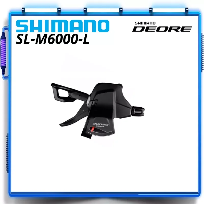 시마노 데오레 m6000 2/3 변속 레버, SL-M6000-L 데오레 래피드파이어 플러스, 3 S, 3v, 우측 변속 레버 ...