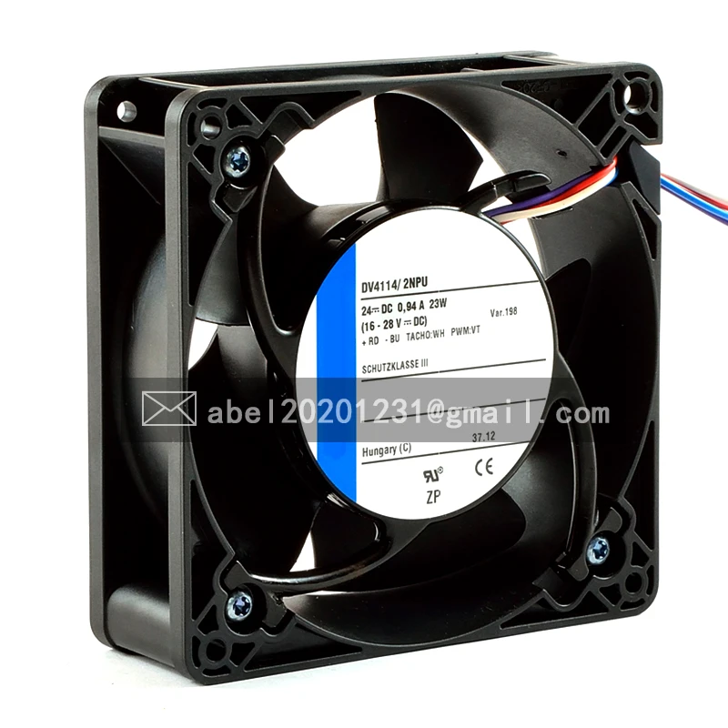 Brand New Dv4114/2npu Dv 4114/2npu 24vdc 23w Original Cooling Fan 12038 ...