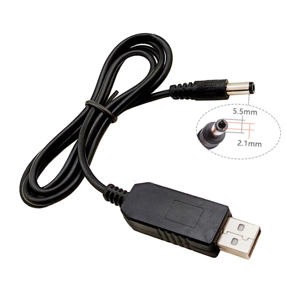 USB DC 5V to 12V 9V Power Cable For Router WIFI Adapter Wire usb Boost Module Converter 2.1x5 ...