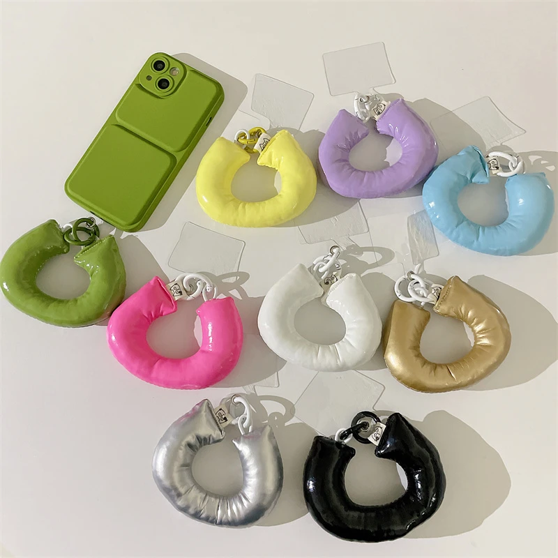 Japan-Korean-Cute-Cotton-Round-Hanging-Phone-Pendant-Soft-For-iphone-14 ...