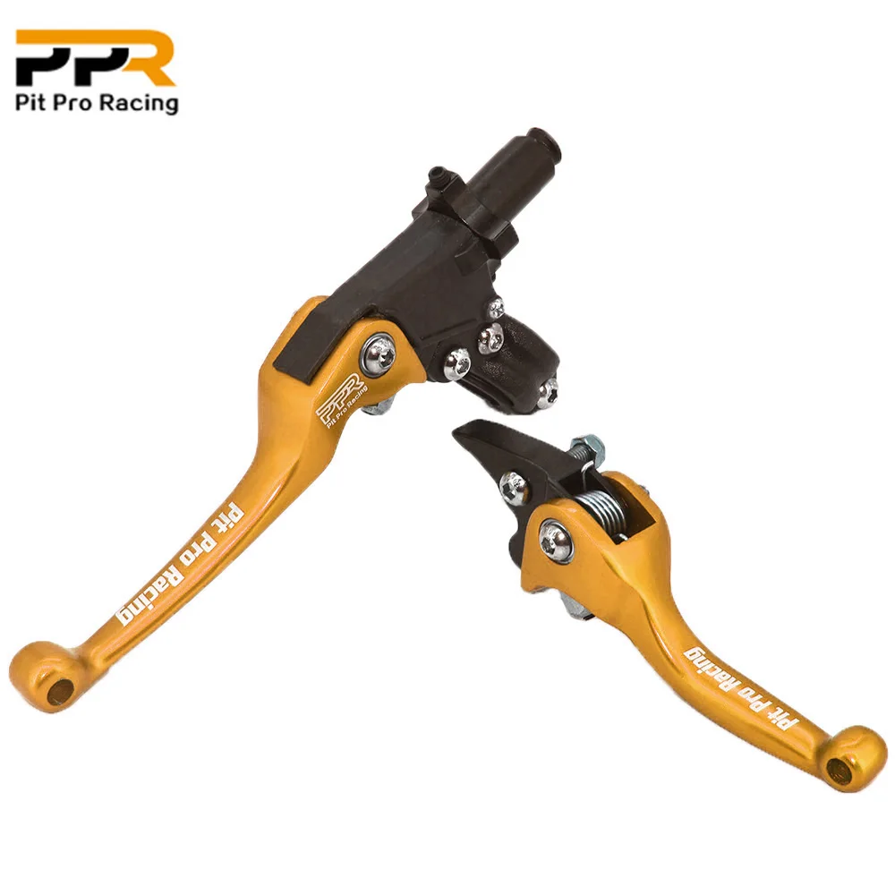 Motorrad-Pit-Pro-Racing-CNC-F3-2nd-Kupplung-Bremse-Hebel-Pit-Dirt-Bike ...