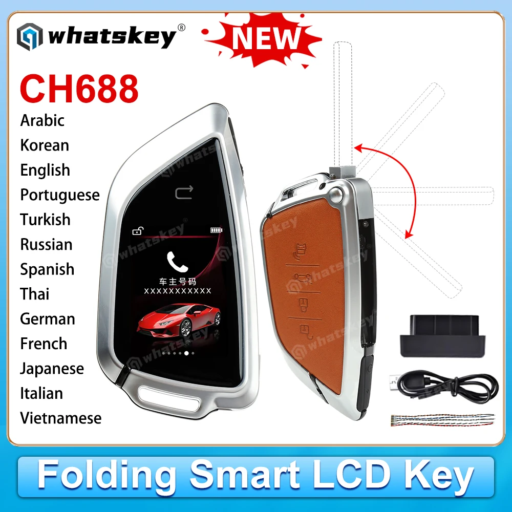 CH688-Universal-Remote-Smart-LCD-Key-For-BMW-Audi-Benz-KIA-VW-Ford ...