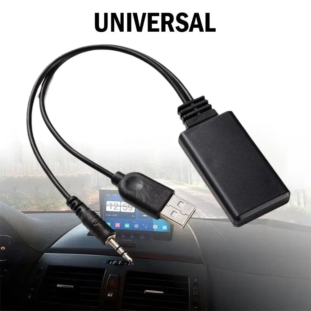 Bluetooth Radio Cable Adapter Universal Car Aux Bluetooth Music Audio ...
