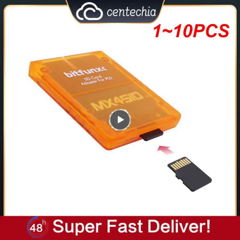 1~10PCS Bitfunx MX4SIO SIO2SD Adapter Support SD MircoSD Game Card for ...