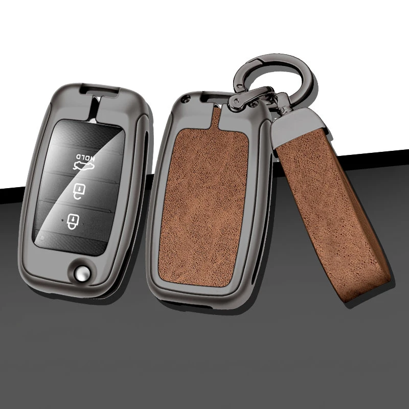 KIA-Car-Metal-Key-Case-Cover-Shell-Fob-For-KIA-Sportage-Ceed-Sorento ...