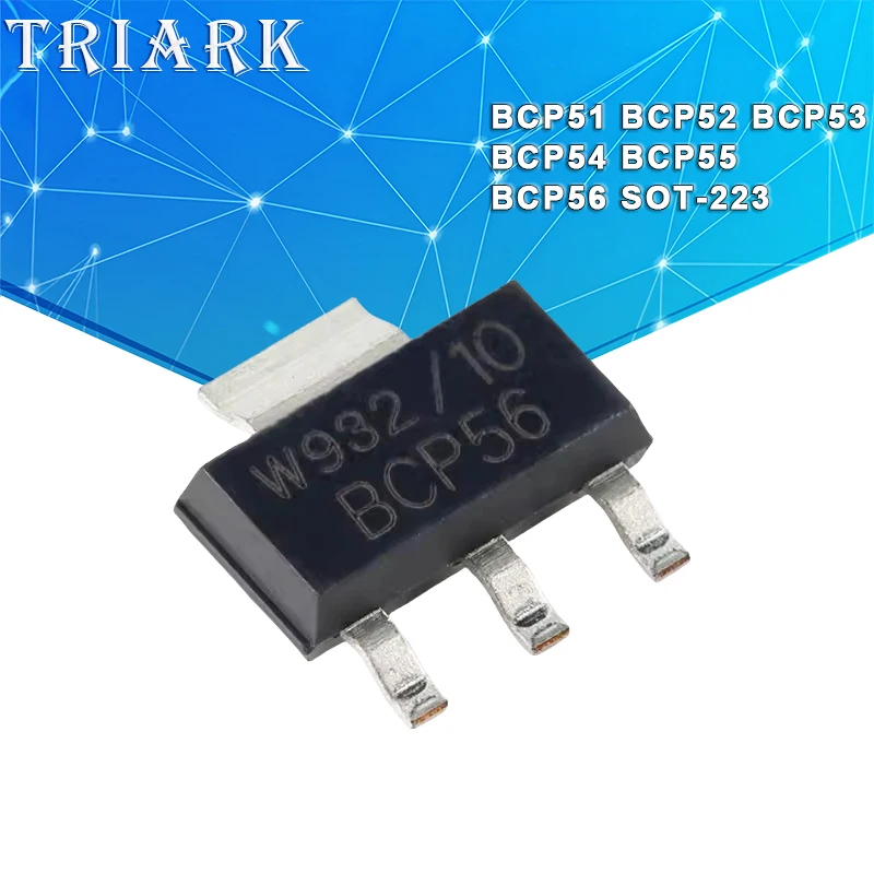 10pcs/lot BCP51 BCP52 BCP53 BCP54 SOT-223 BCP55 BCP56 BCP5616TA BCP5616 ...