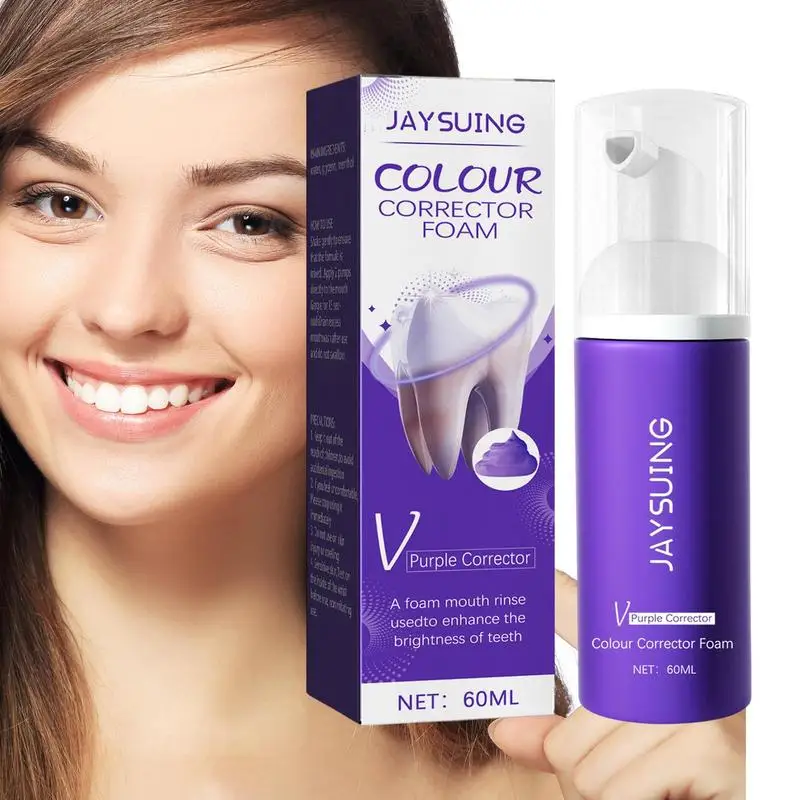 Teeth-Color-Corrector-Purple-60ml-Stain-Removal-Toothpaste-Non-invasive ...