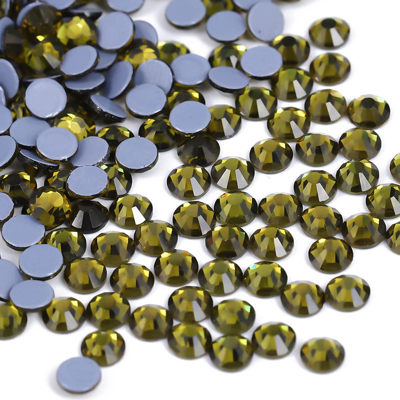 SS4-30-Olivine-Green-Better-DMC-Hot-Fix-Flatback-Rhinestones-Glass ...