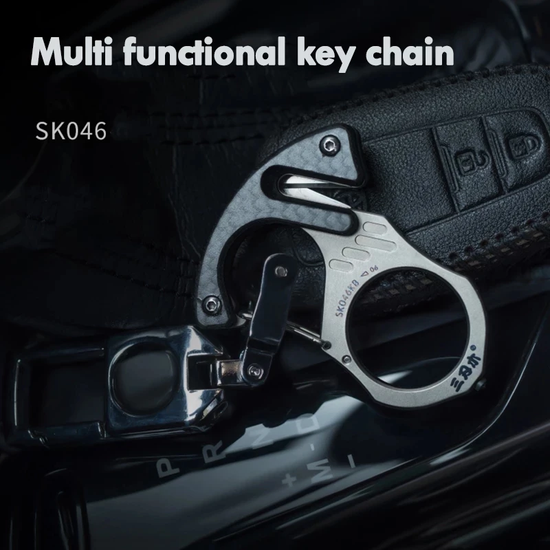 SANRENMU-SK045-46-Multi-Functional-Key-Chain-Buckle-Ring-Outdoor-Car ...