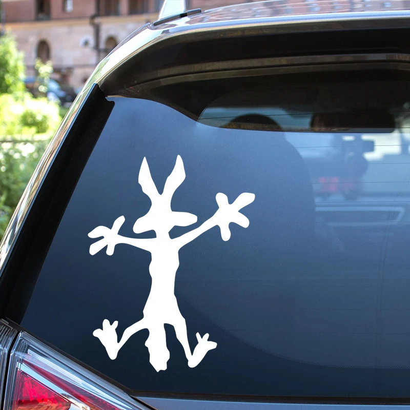 Calcoman A De Vinilo Troquelado Sly Coyote Para Coche Pegatina