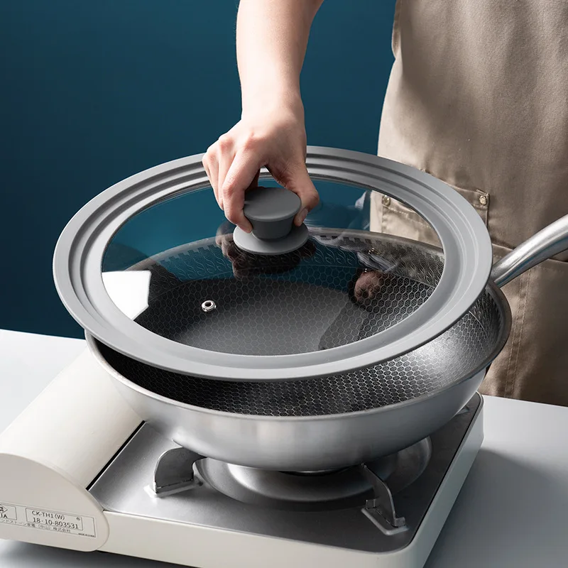 16-22-26-28-32cm-Visual-Pot-Lid-Multifunctional-Glass-Wok-Pan-Lids ...