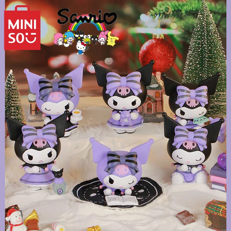 MINISO-Sanrio-Blind-Box-Hand-Puppet-Kuromi-Lucky-Divination-Ornaments ...