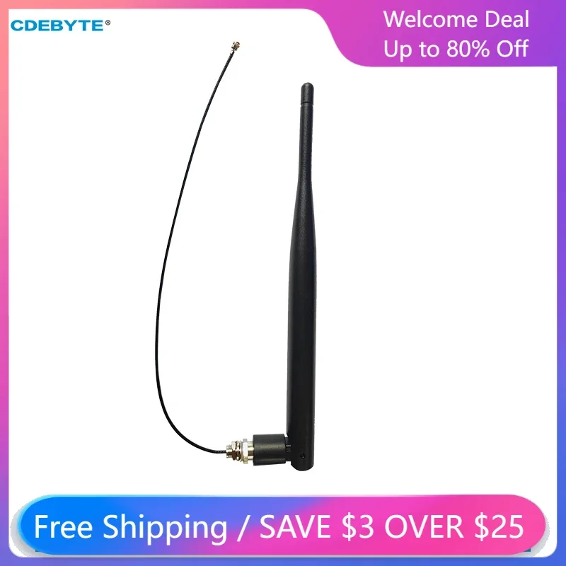 CDEBYTE-2PCS-Bendable-Rubber-Rod-Antenna-IPEX-1-230-470-868-915MHz-3dBi ...