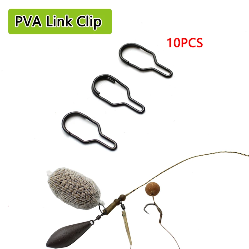 10pcs-Carp-Fishing-Accessories-PVA-Link-Clip-Fishing-Tools-Chod-Rig ...